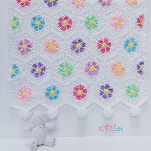 Hexagon Blanket - Etsy