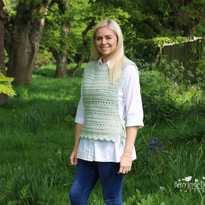 TABARD TANK TOP Crochet Pattern, Beautiful Photo Tutorial Included - 6 ...