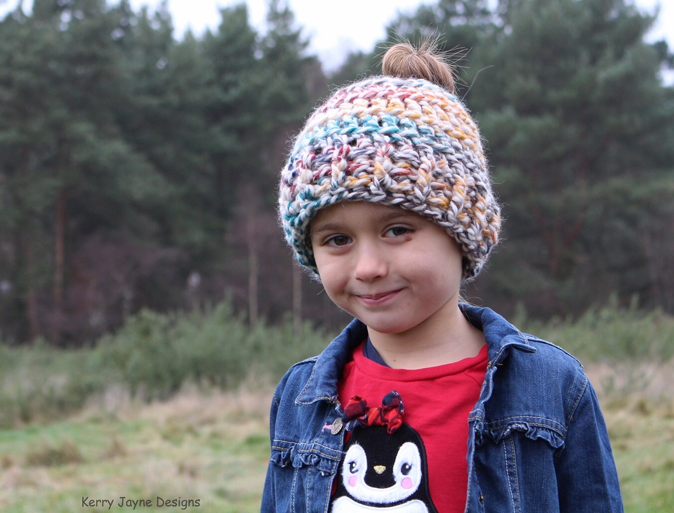 CROCHET PATTERN TUTORIAL Messy Bun Beanie Crochet Pattern - Etsy UK