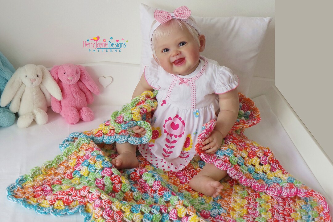 TOOT SWEETS - Crochet Blanket Pattern Rainbow Crochet Blanket Pattern ...