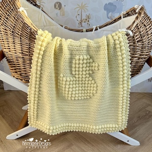 Duck Baby Blanket Crochet Pattern - One Little Duck - Easy and Quick to ...
