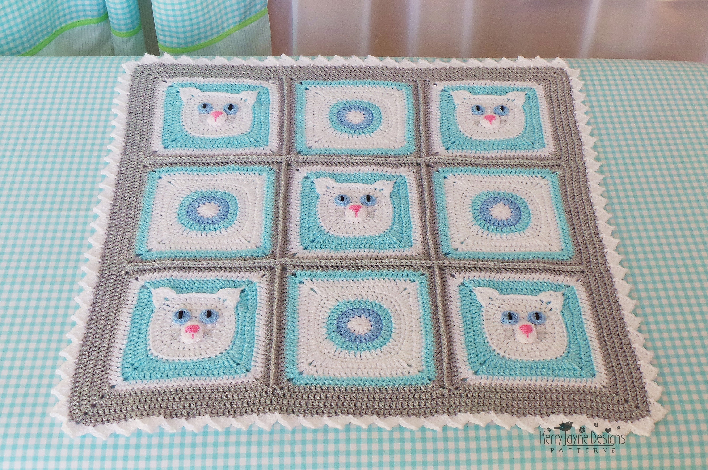 CAT BLANKET PATTERN Crochet Cat Blanket Pattern Cat Crochet | Etsy