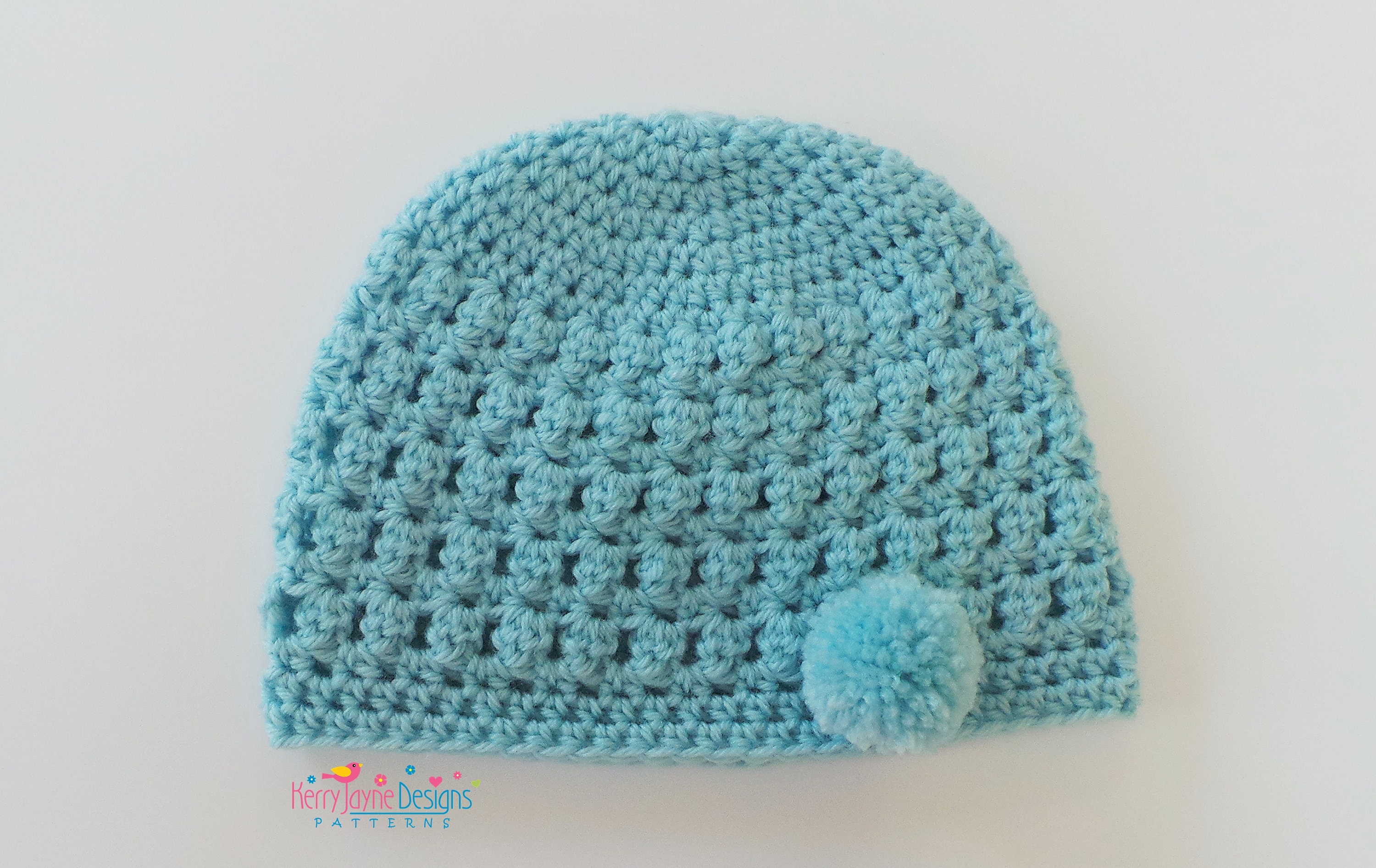 BABY HAT PATTERN, Crochet Pattern , Unisex Baby Hat, Includes 5 Sizes ...