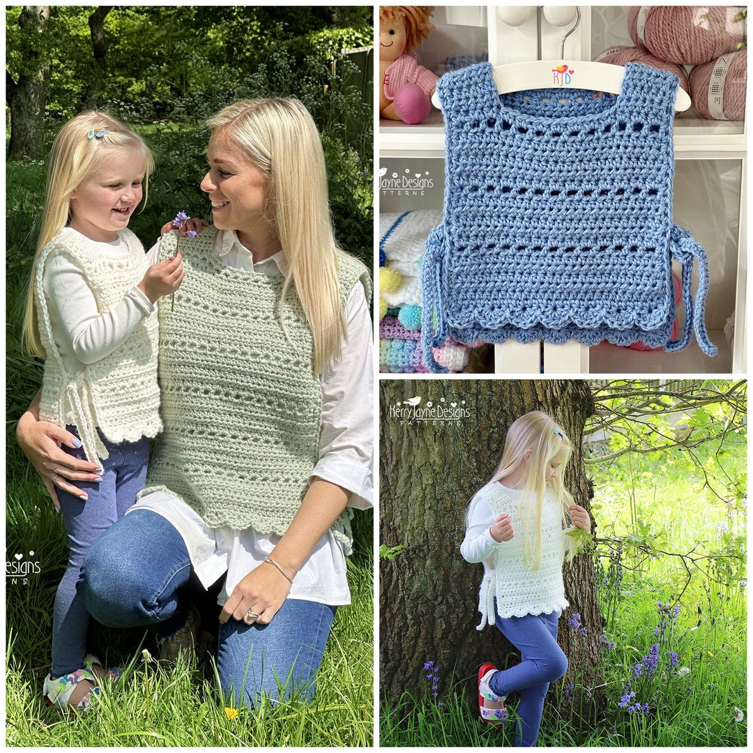 TABARD TANK TOP Crochet Pattern, Beautiful Photo Tutorial Included - 6 ...