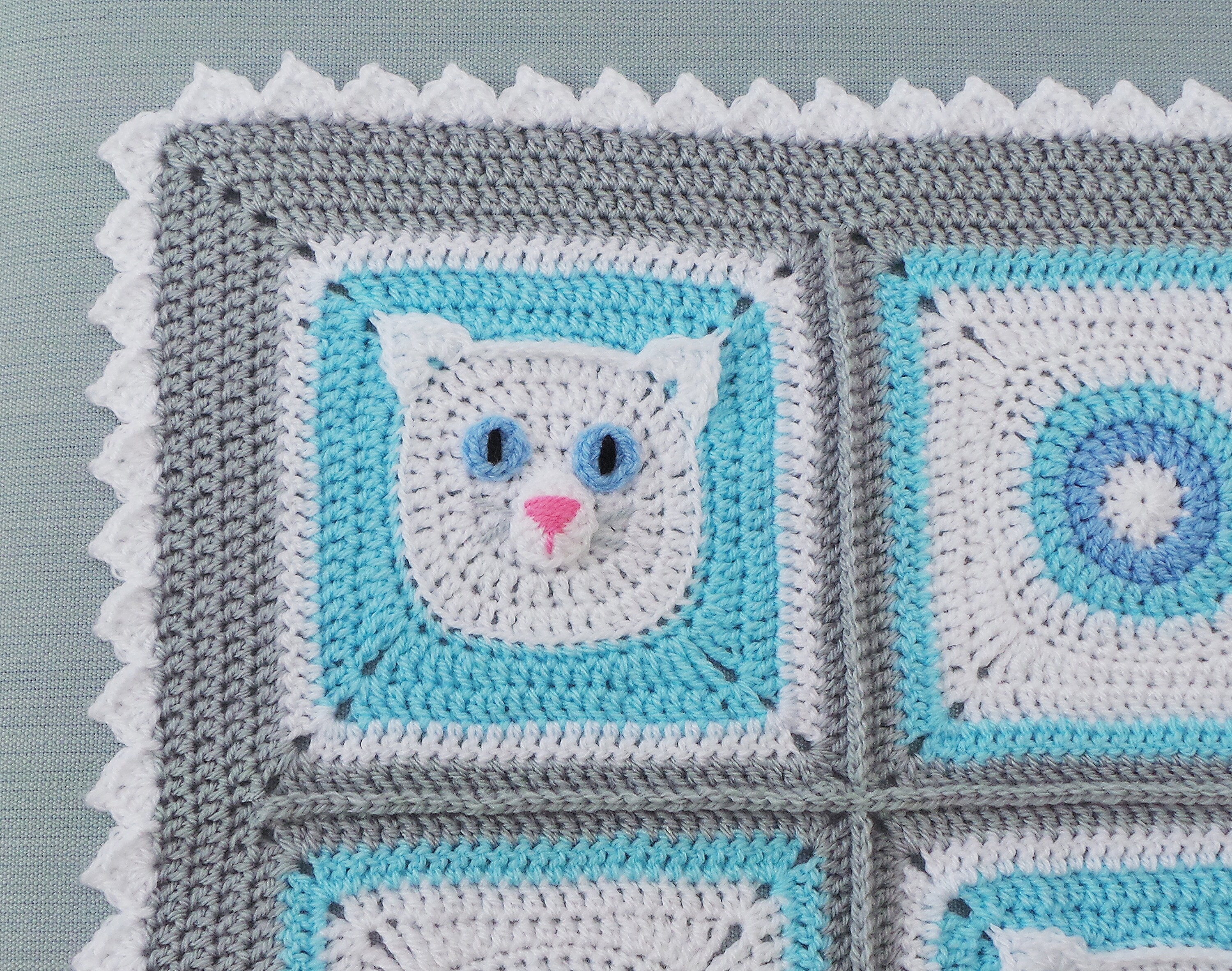 CAT BLANKET PATTERN Crochet Cat Blanket Pattern Cat Crochet - Etsy UK