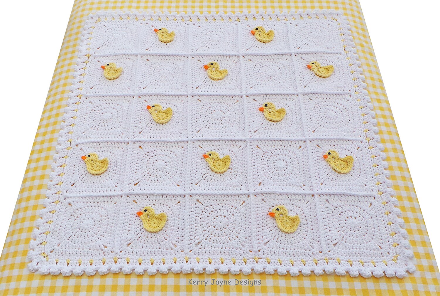 DUCK Pattern Blanket and Bunting Set - Two in One Crochet Pattern ...