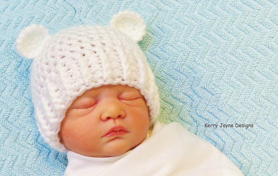 ADORABLE BEAR EARS Crochet Hat Pattern Crochet Bear Ears Hat - Etsy UK