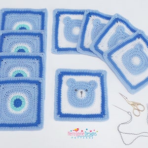 CROCHET TEDDY BLANKET Pattern - Teddy Bear Blanket Crochet Pattern ...