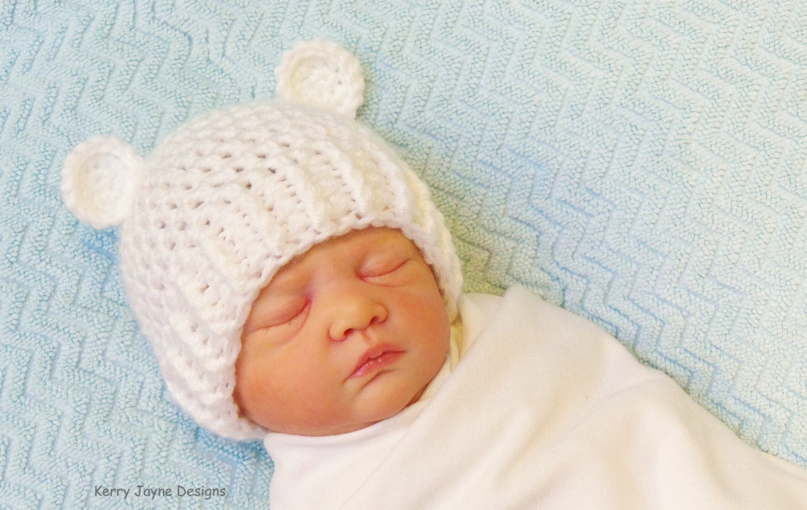 ADORABLE BEAR EARS Crochet Hat Pattern Crochet Bear Ears Hat - Etsy