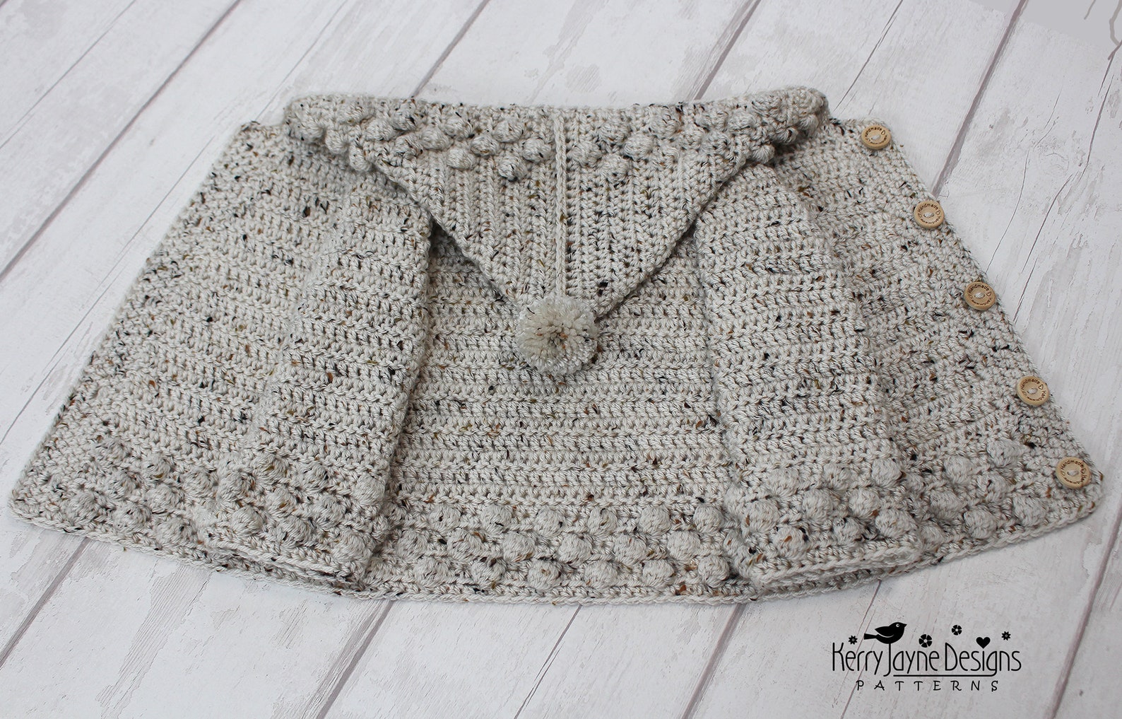Hooded Jacket Crochet Pattern Photo Tutorial Included With - Etsy