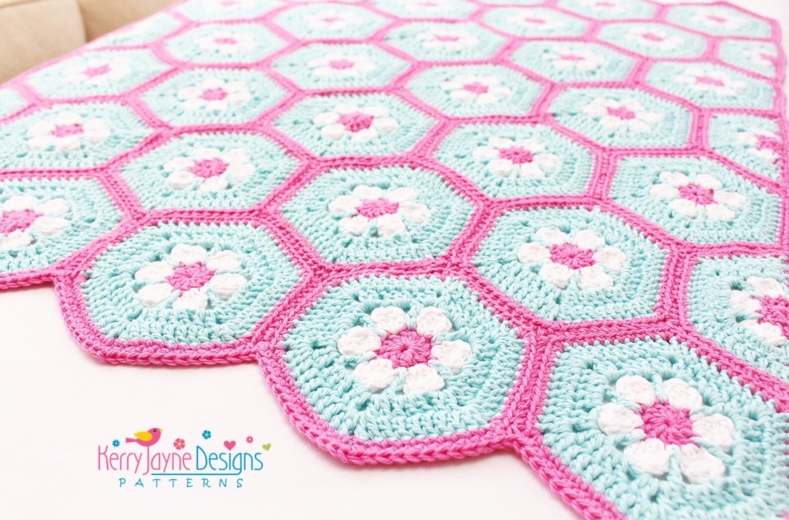 CROCHET PATTERN Doris Daisy Crochet Blanket Pattern Baby Blanket ...