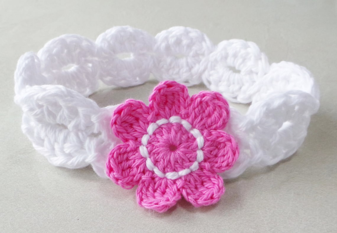 CROCHET HEADBAND Pattern BABYS Headband Pattern Girls Headband Pattern ...
