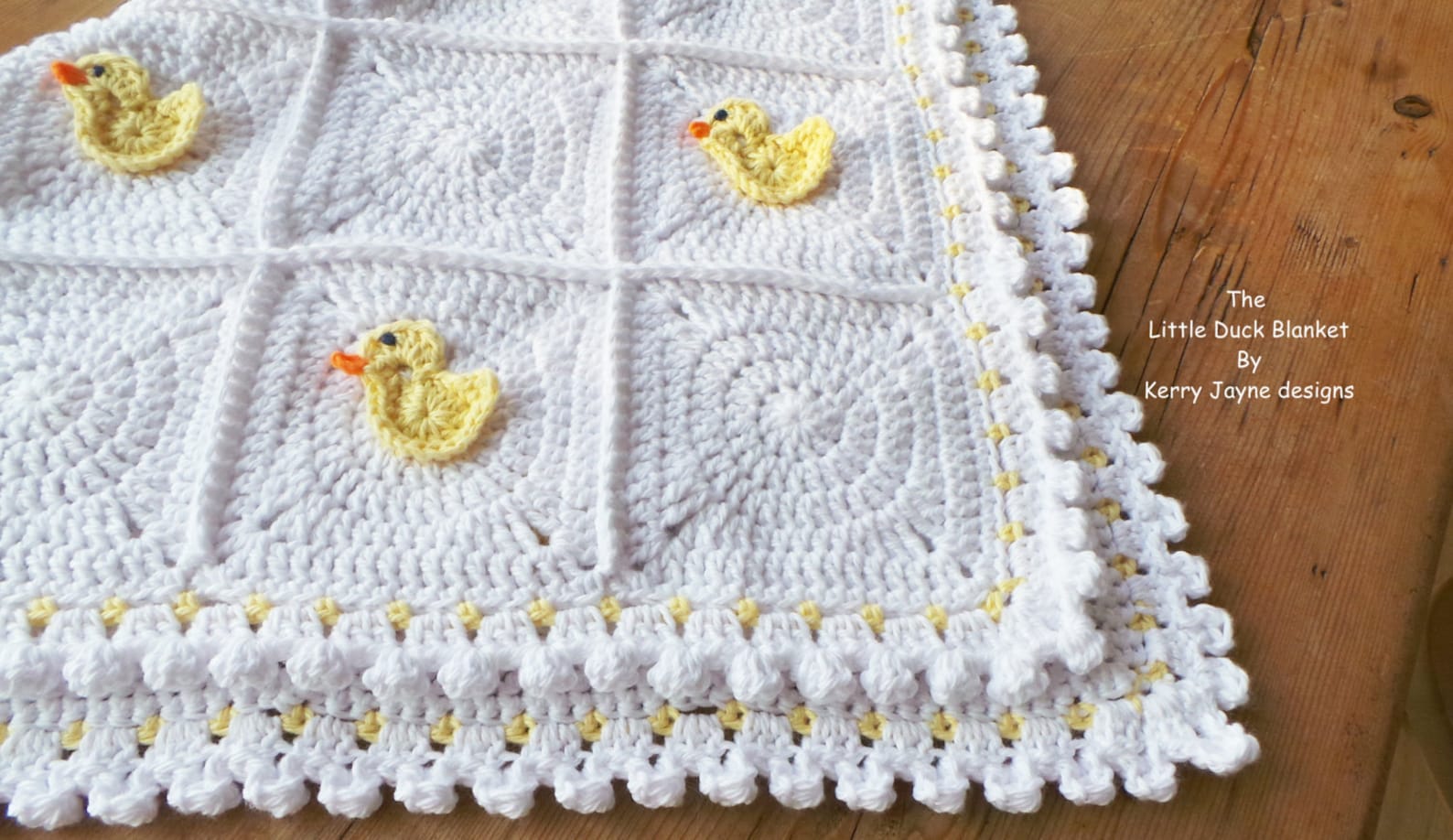 DUCK Pattern Blanket and Bunting Set - Two in One Crochet Pattern ...