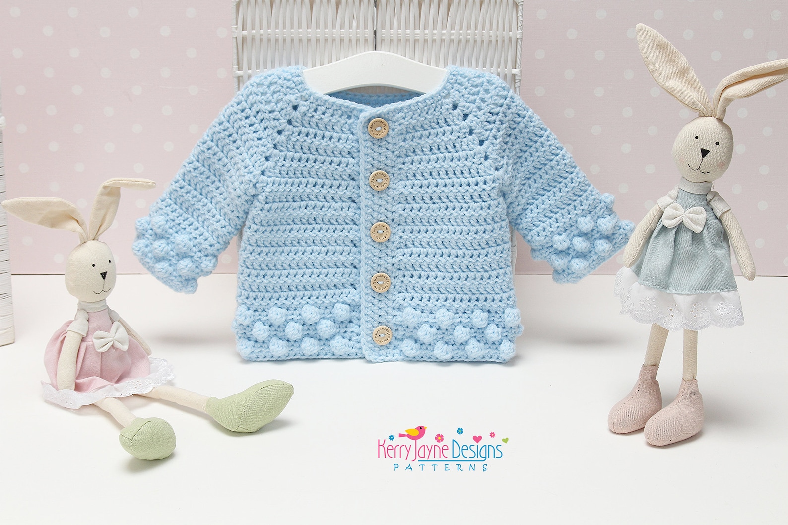 BOBBLE JACKET Crochet Pattern Little Puffs Coatigan for - Etsy