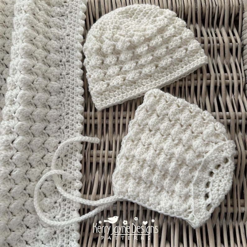 BRIDGERTON BONNET & HAT Crochet Pattern, Vintage Bonnet and Hat Pattern ...