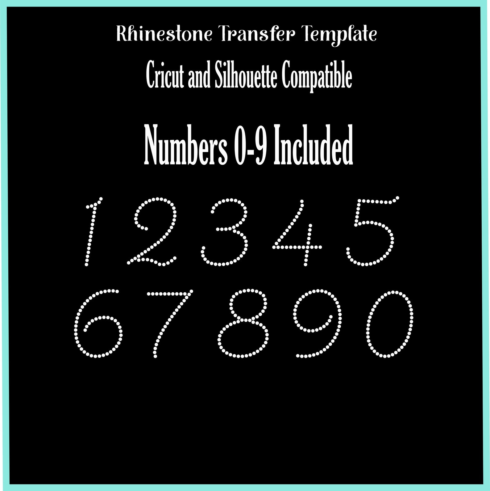 Birthday Rhinestone SVG Template Custom Birthday EPS Sticky - Etsy