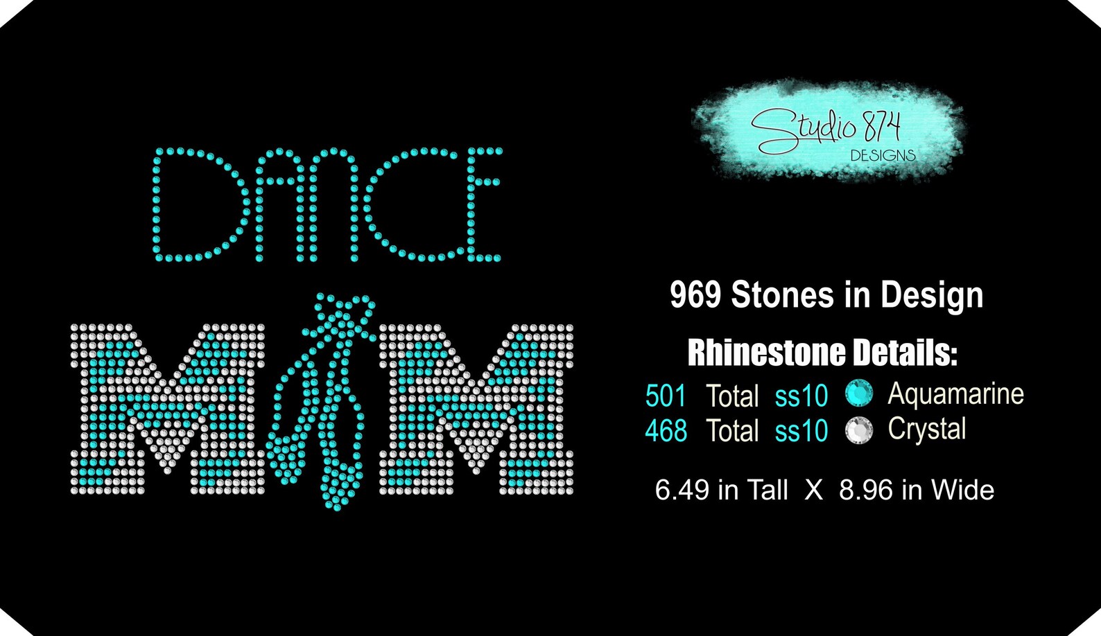 Dance Mom Rhinestone SVG Template - Sticky Flock EPS Digital Download ...