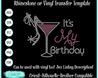 Birthday Rhinestone | Etsy