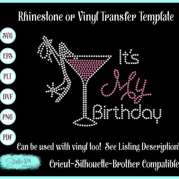 Birthday Rhinestone - Etsy