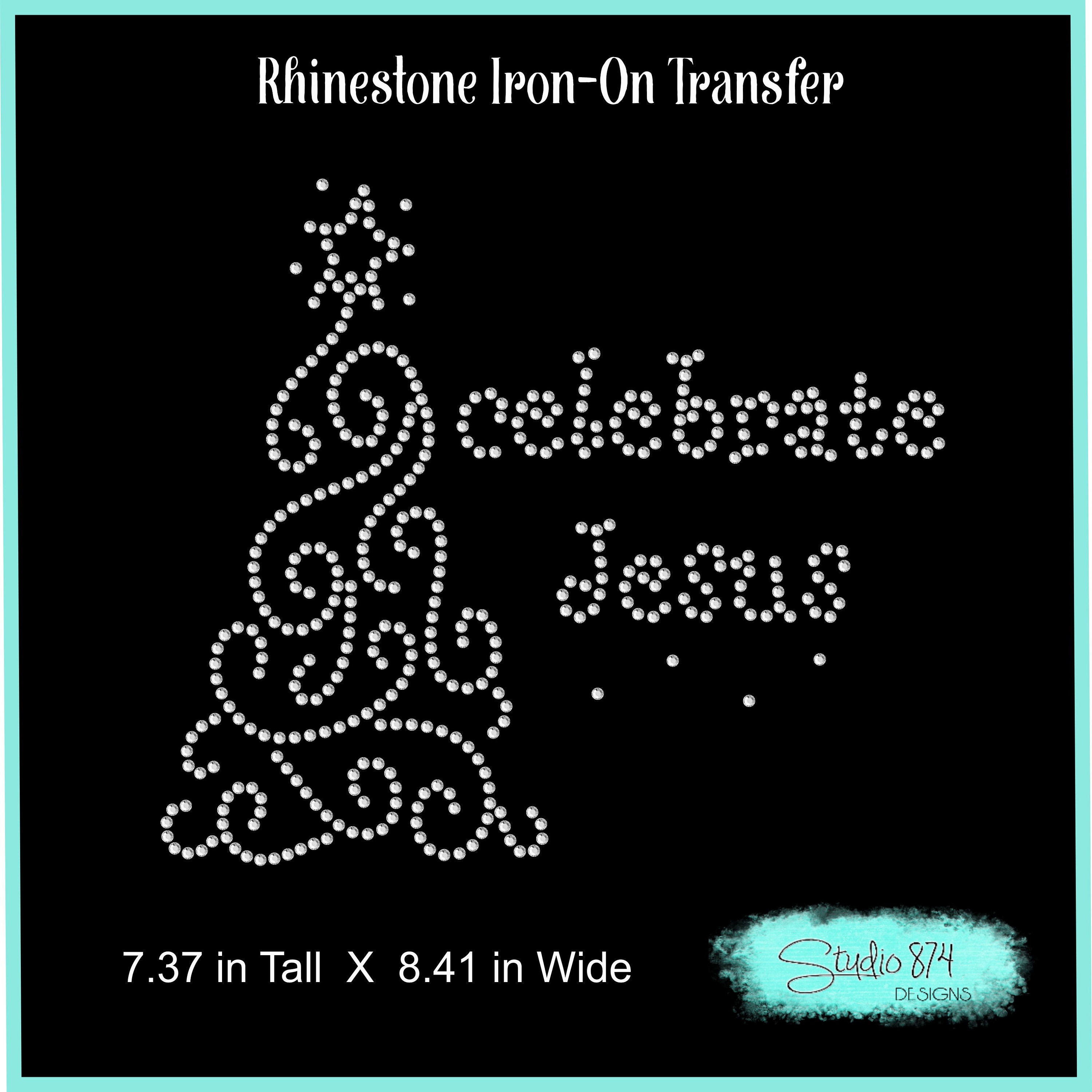 Rhinestone Transfer Template Pattern Stencil Christmas | Etsy