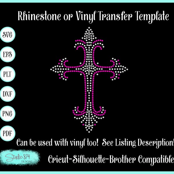 Christian Rhinestone - Etsy