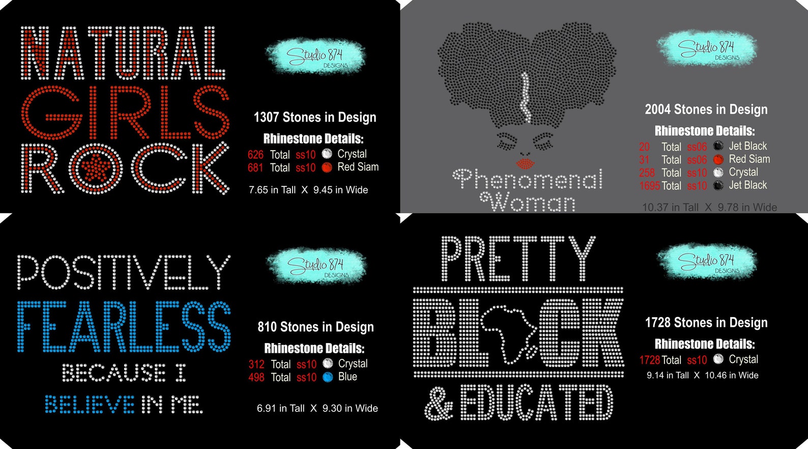 Diva Rhinestone Template MEGA Bundle SVG Download 36 Designs - Etsy