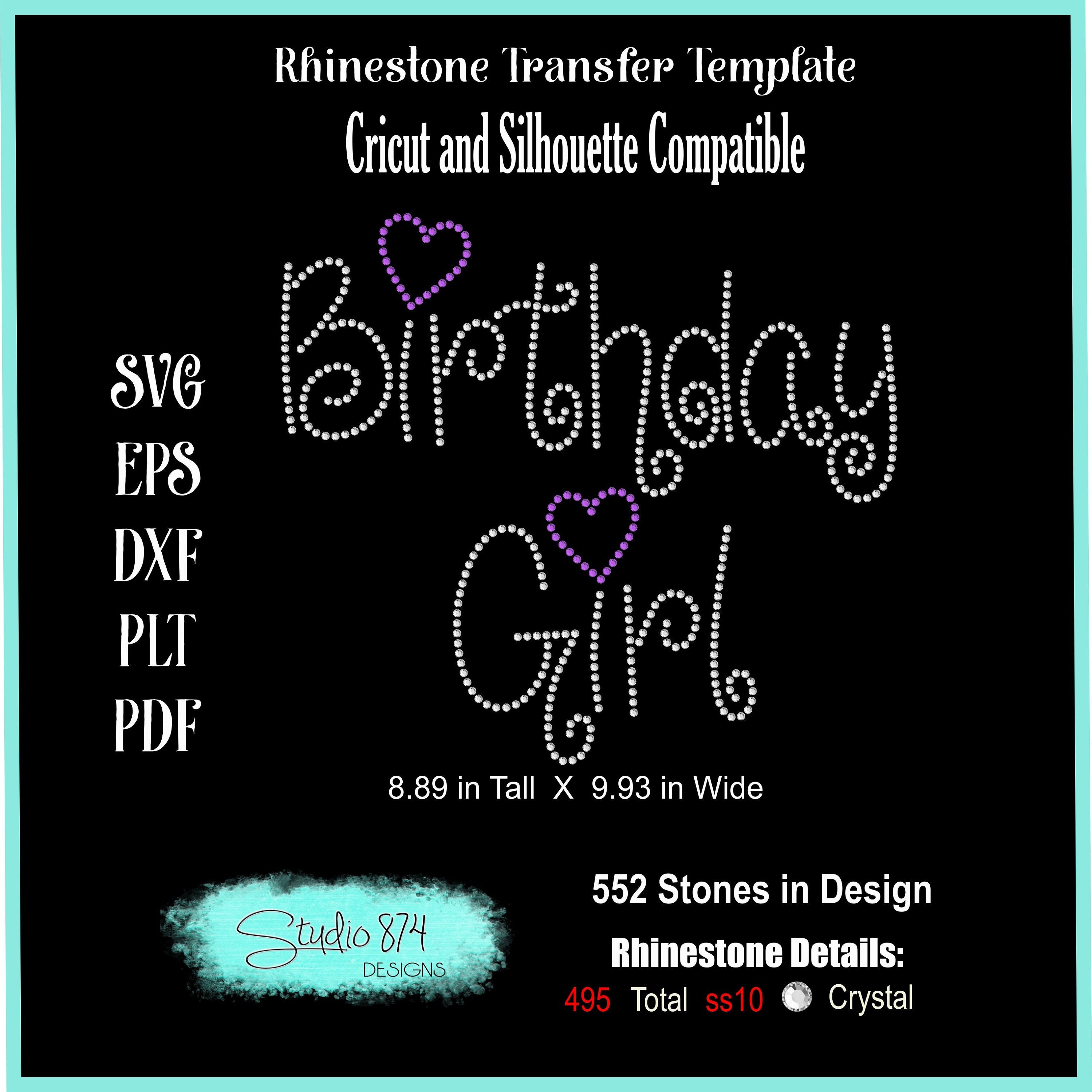 Birthday Girl Rhinestone Instant Download SVG EPS Digital | Etsy