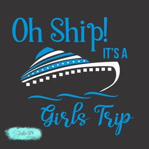 Girl's Trip - Cruise - Vinyl SVG Transfer Template Pattern Stencil ...