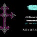 Cross Rhinestone Transfer SVG Download - Template Pattern Stencil - DIY ...