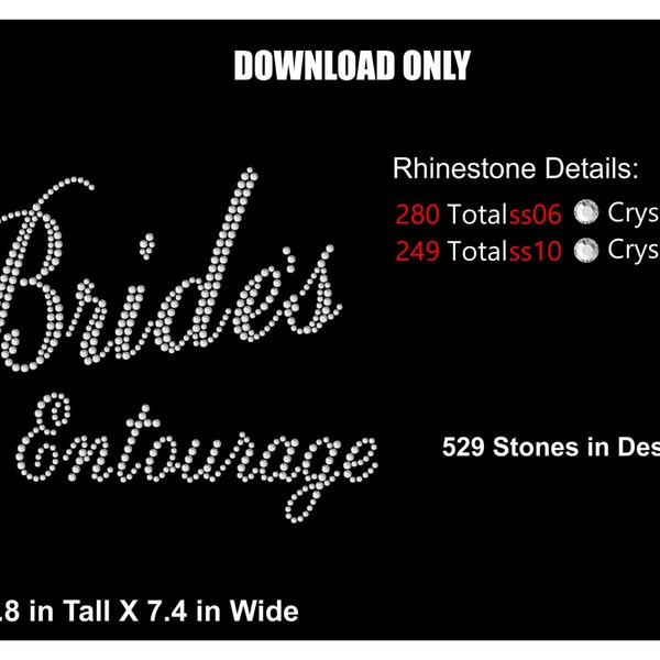 Wedding Entourage Template - Etsy
