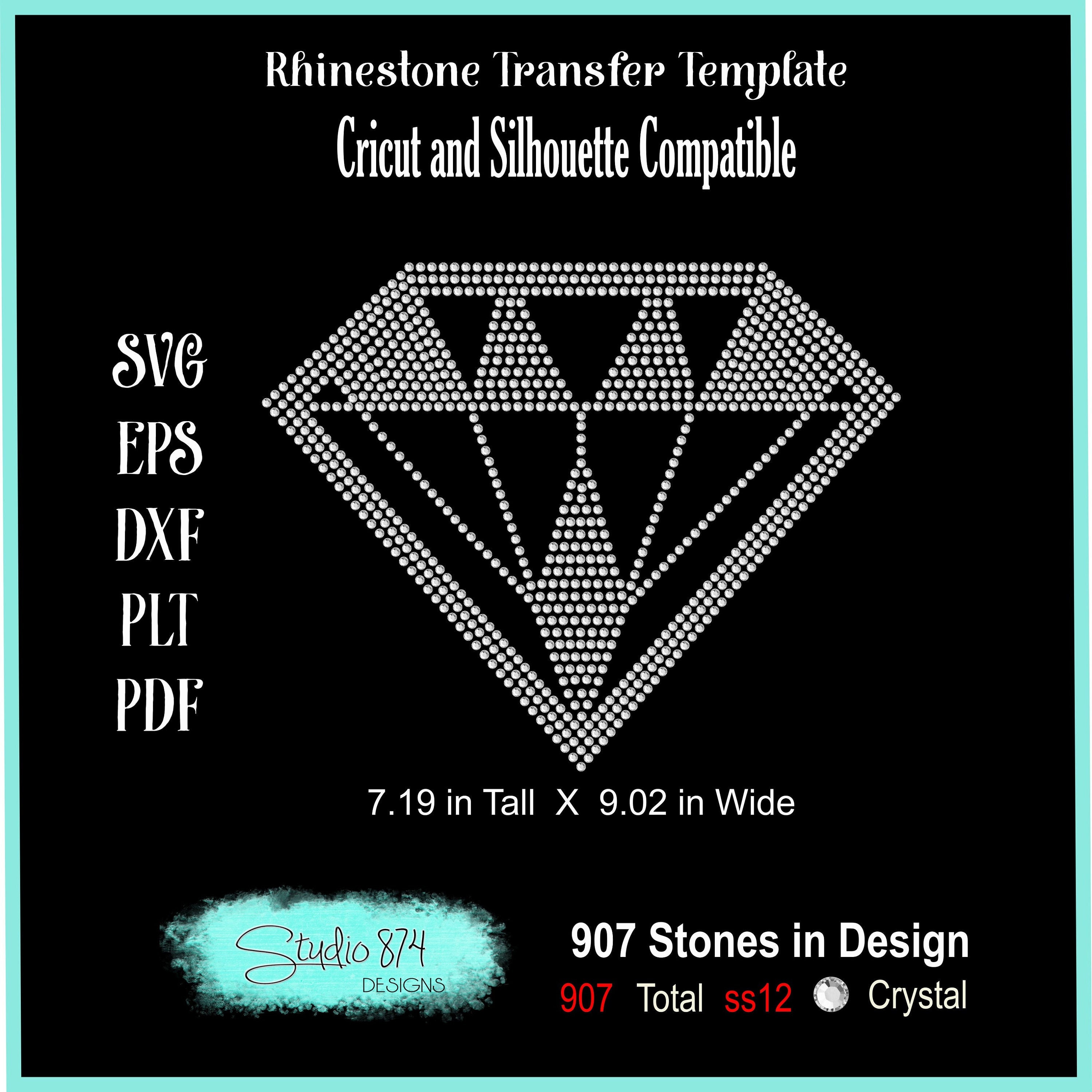 Diamond Rhinestone Instant Digital Download SVG EPS Transfer | Etsy