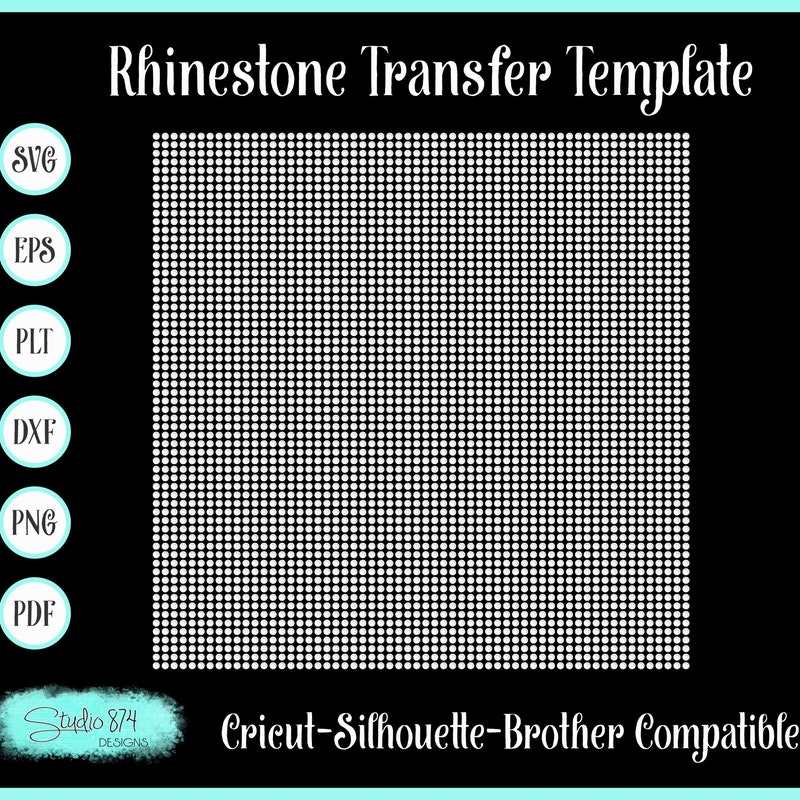 Rhinestone Svg - Etsy