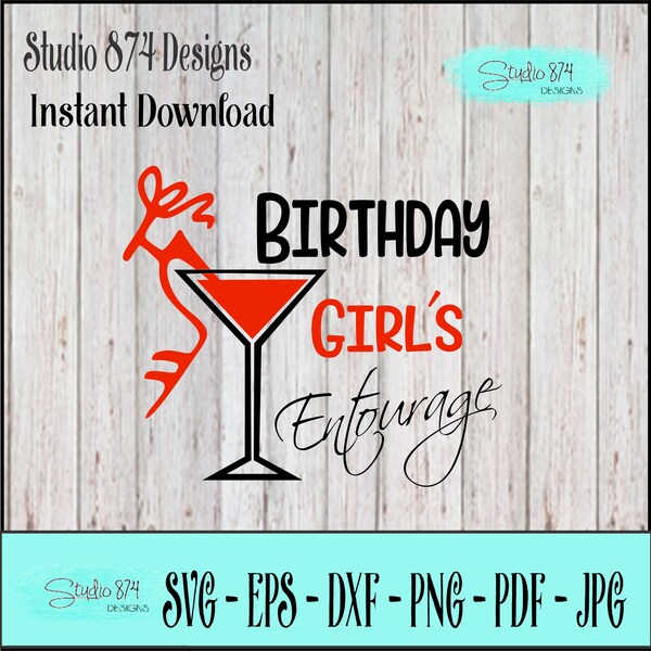 Birthday Entourage - Etsy
