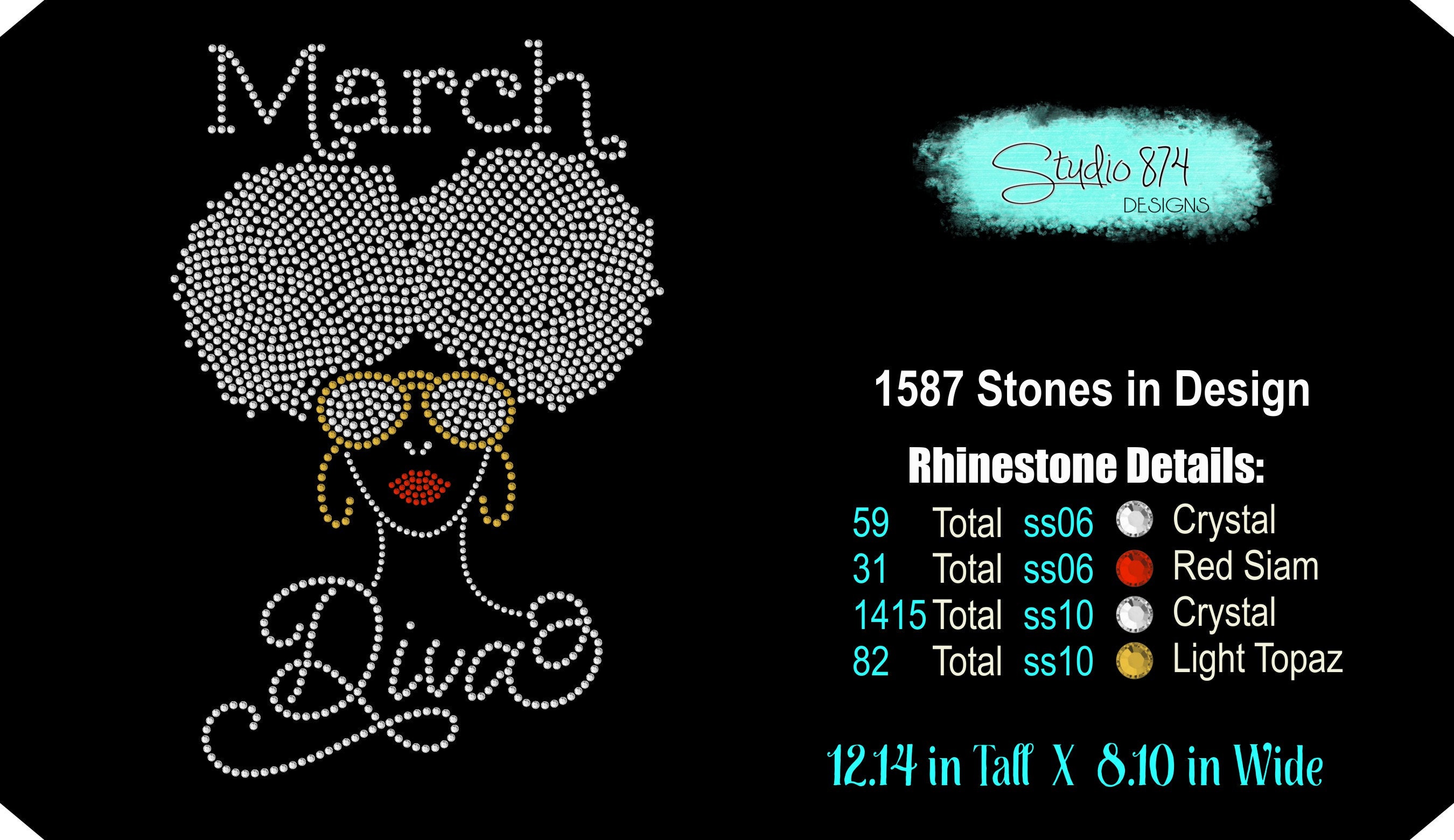 Birthday Diva Rhinestone SVG Transfer Template Pattern Stencil - Etsy