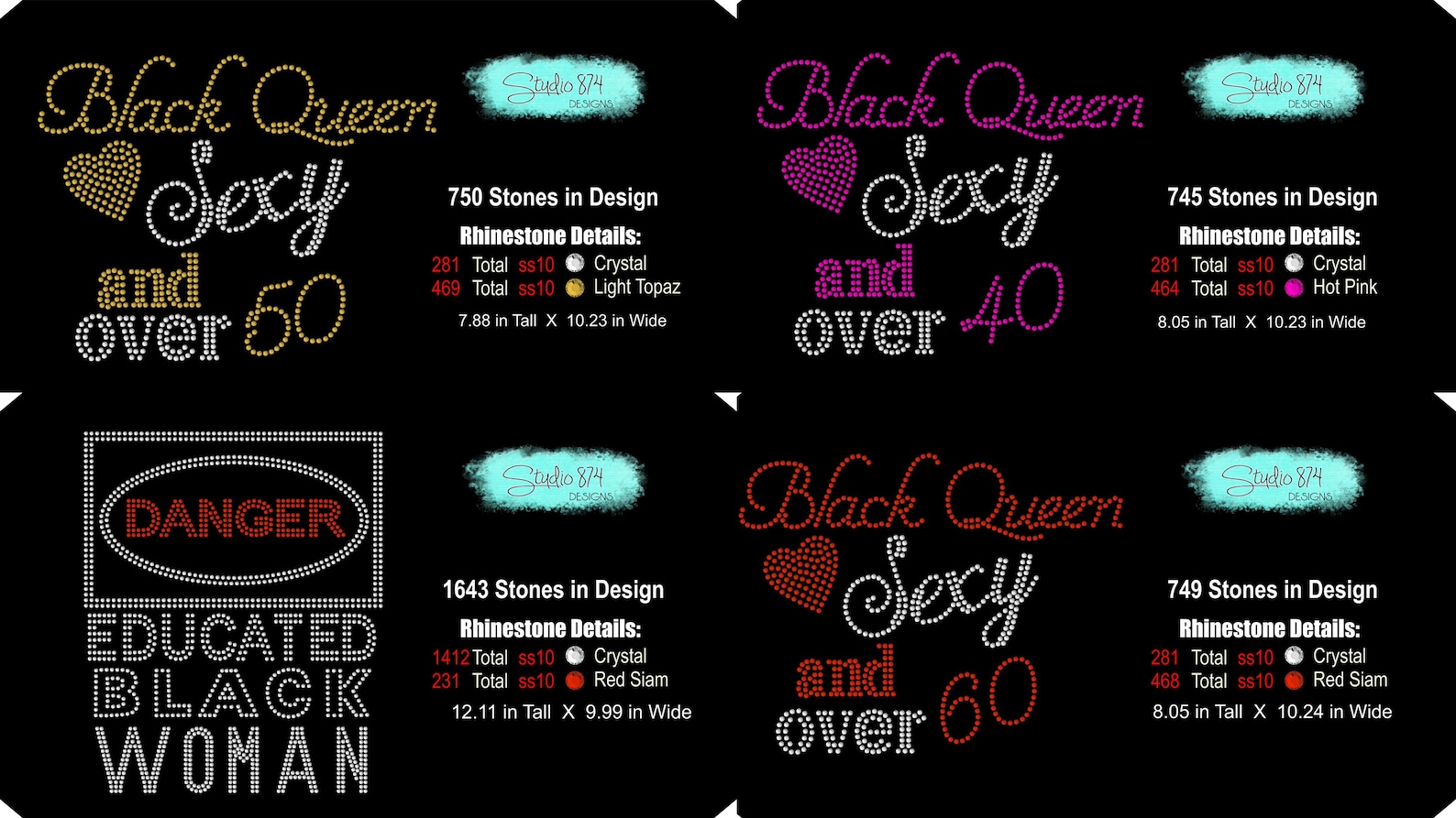 Diva Rhinestone Template MEGA Bundle SVG Download 36 Designs - Etsy