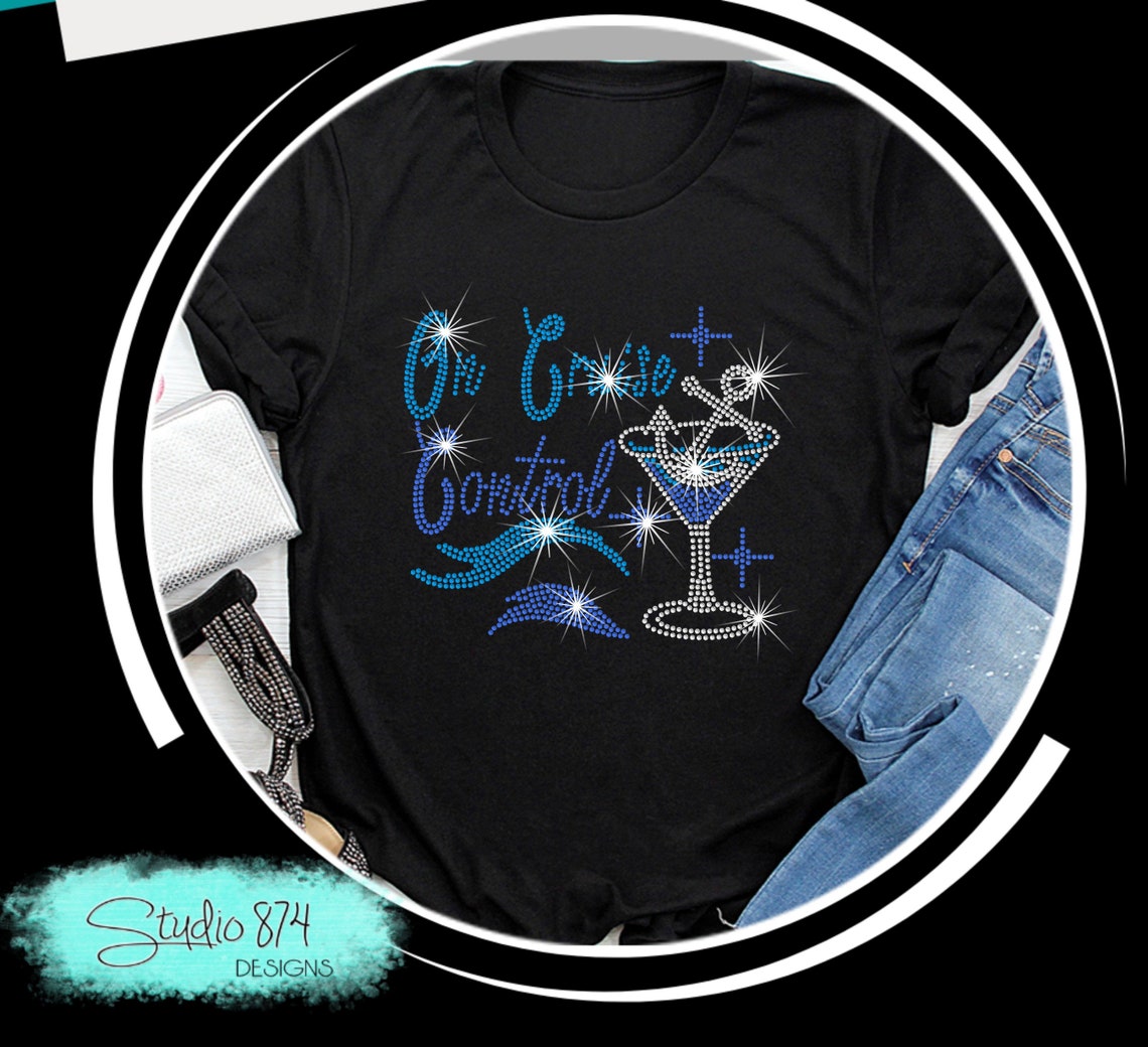 Cruise Rhinestone SVG Template Faux Rhinestone Digital - Etsy