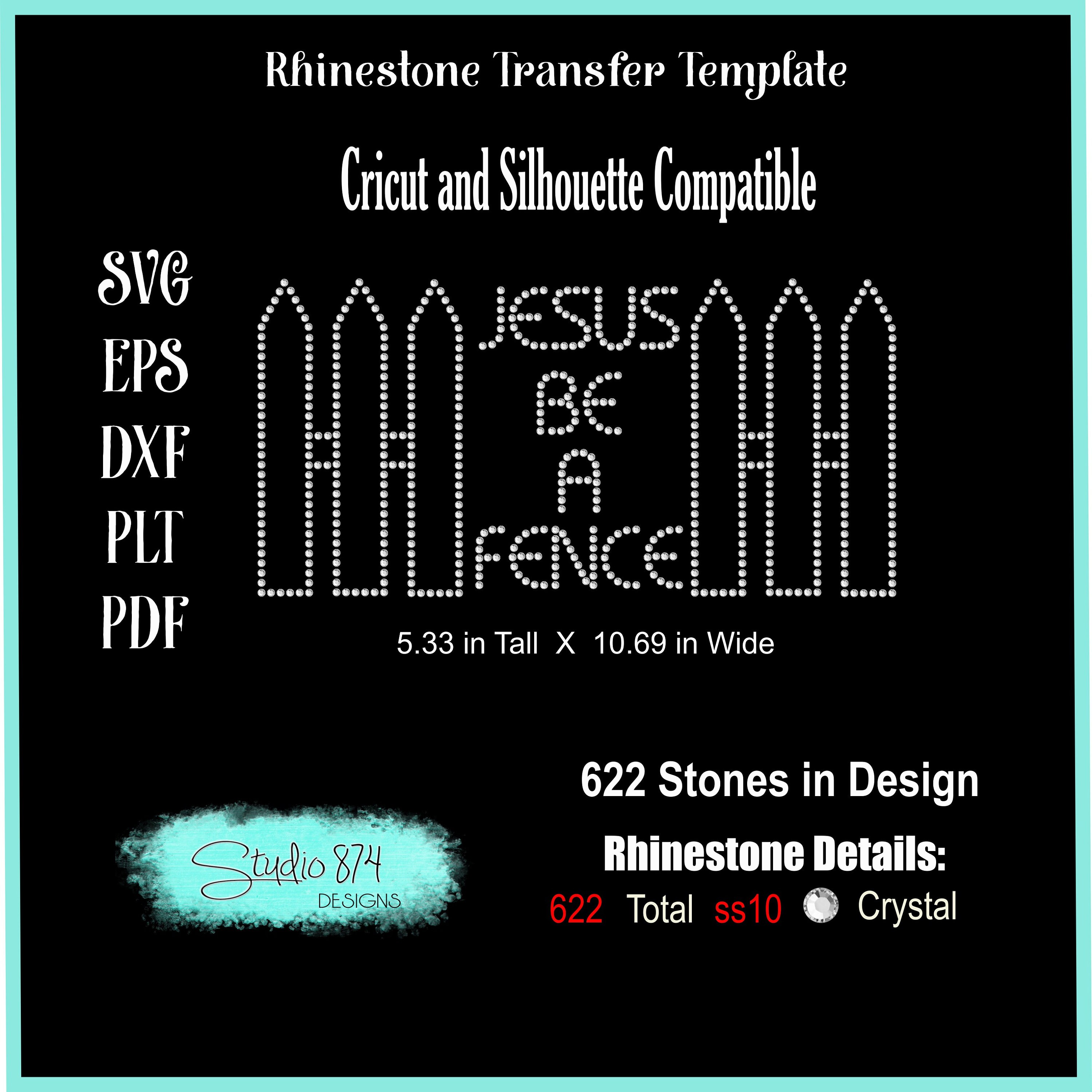 Rhinestone Instant Download File SVG EPS Faith Digital | Etsy