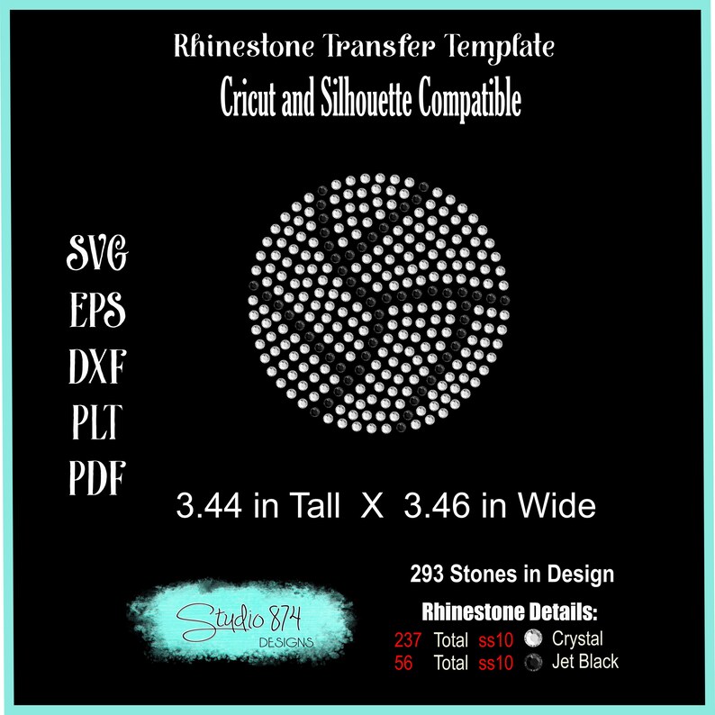 Volleyball Rhinestone SVG Template Faux Rhinestone Design - Etsy