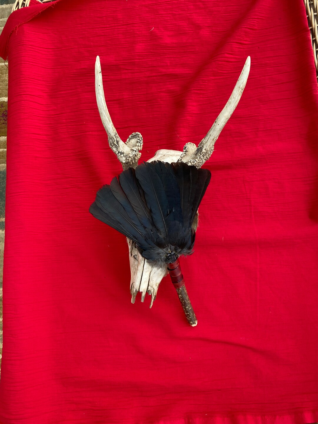 A Unique Crow Feather Prayer Smudge Fan Crow - Etsy