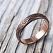 Textured copper ring medieval wedding ring copper wedding | Etsy