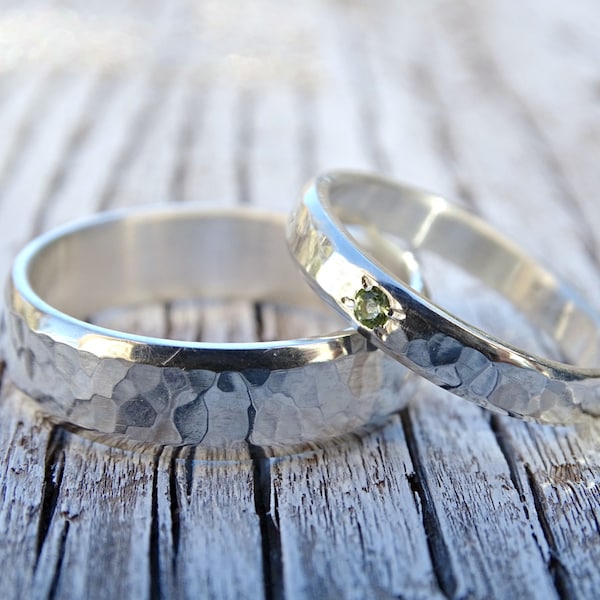 Rustic Wedding Ring - Etsy