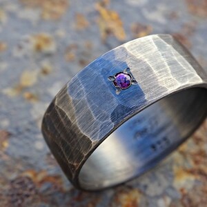 Wide Mens Ring Silver, Mens Wedding Band, Mens Promise Ring Silver ...