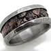 Cool Mens Ring Copper Silver Mens Wedding Band Copper Silver - Etsy