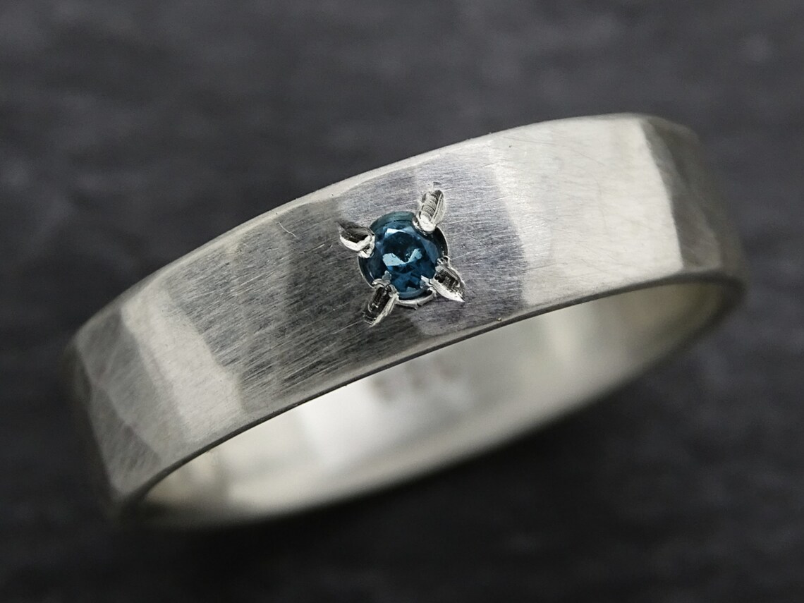 Wedding Ring Silver Engagement Ring Proposal Ring Mens - Etsy