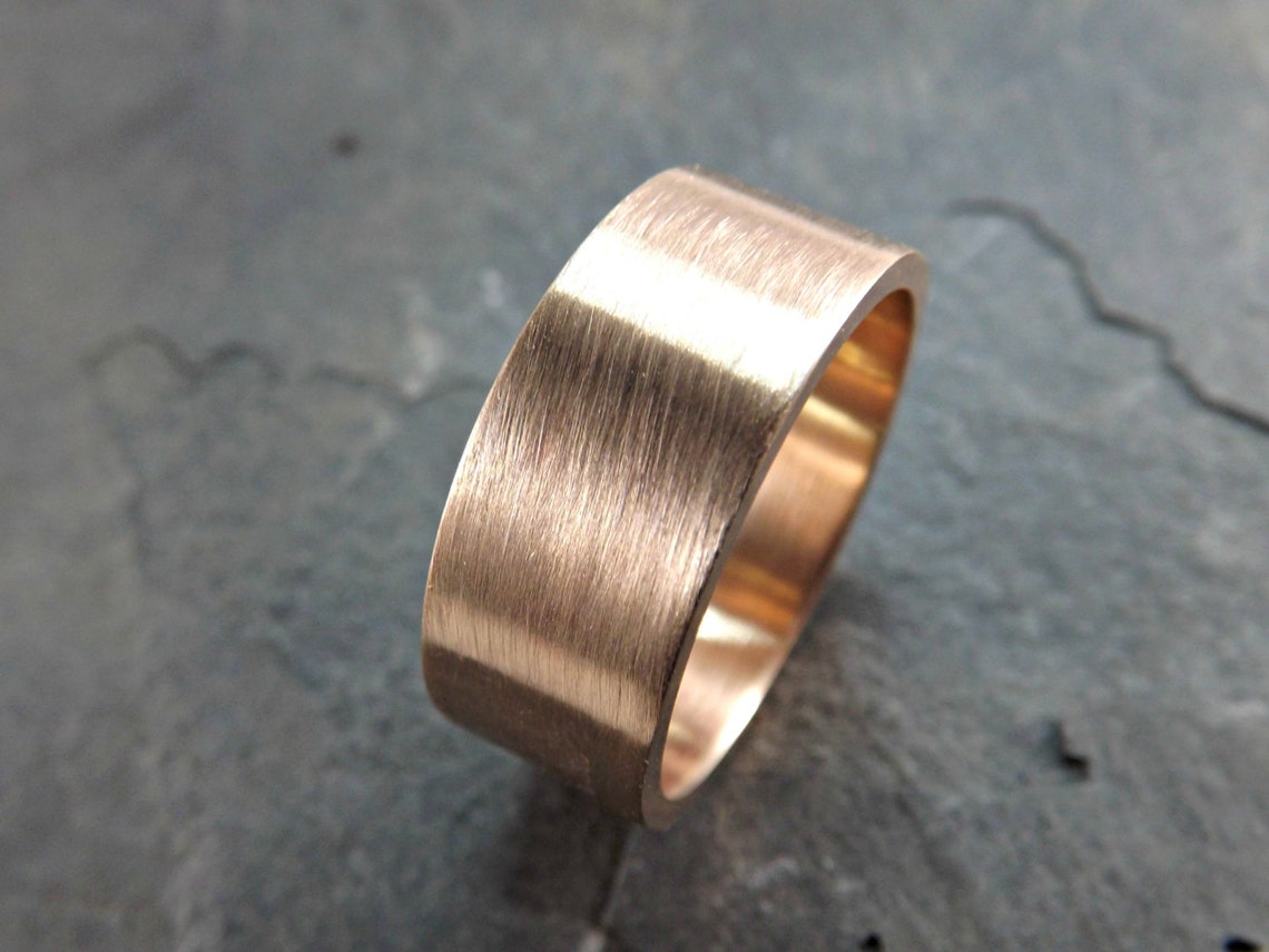 Elegant Bronze Ring Cool Mens Ring Bronze Rustic Mens Ring - Etsy