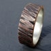 Bronze Wedding Ring Men, Cool Mens Ring Bronze Silver, Rugged Bronze ...