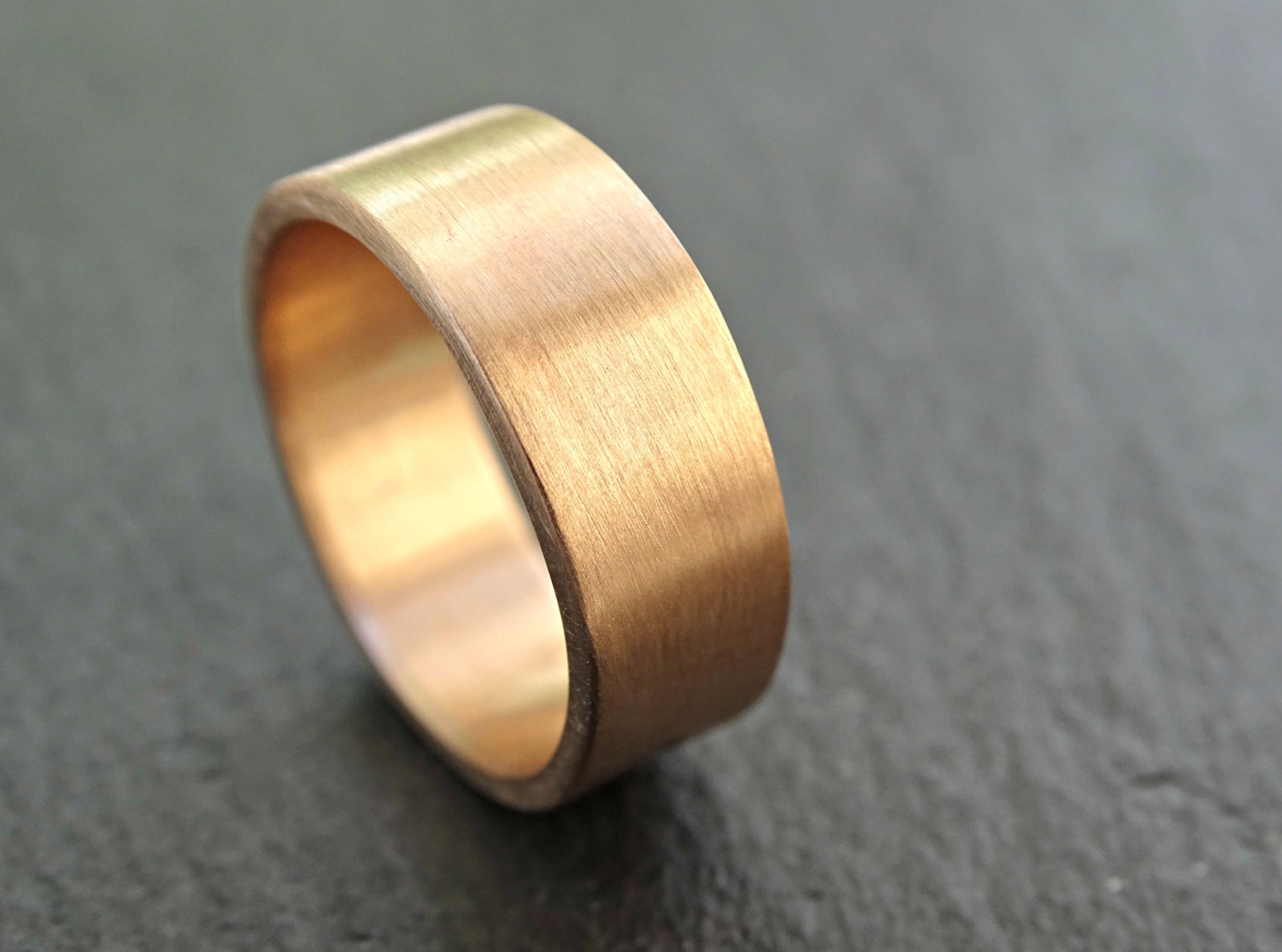 Elegant Bronze Ring Cool Mens Ring Bronze Rustic Mens Ring - Etsy