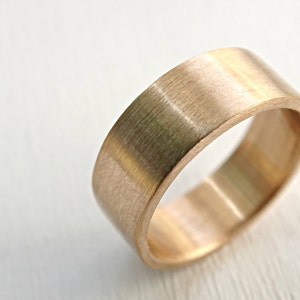 Elegant Bronze Ring, Cool Mens Ring Bronze, Rustic Mens Ring, Modern ...