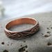 Textured Copper Ring, Medieval Wedding Ring, Copper Wedding Band Viking ...