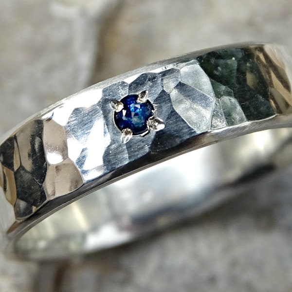 Flush Set Ring - Etsy
